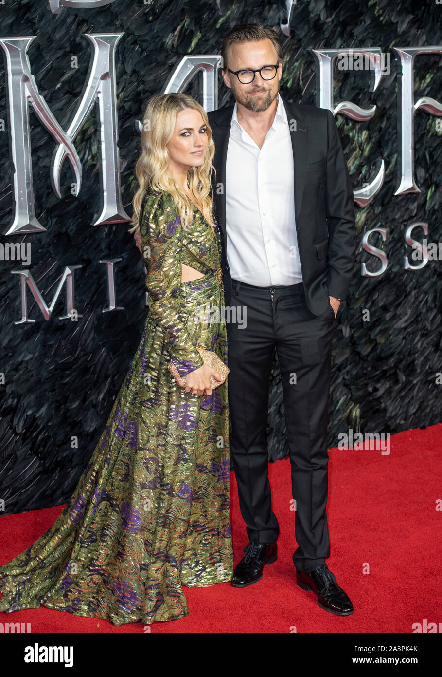 LONDON - ENGLAND - OCT 9. Joachim Ronning and Amanda Hearst attends the ...