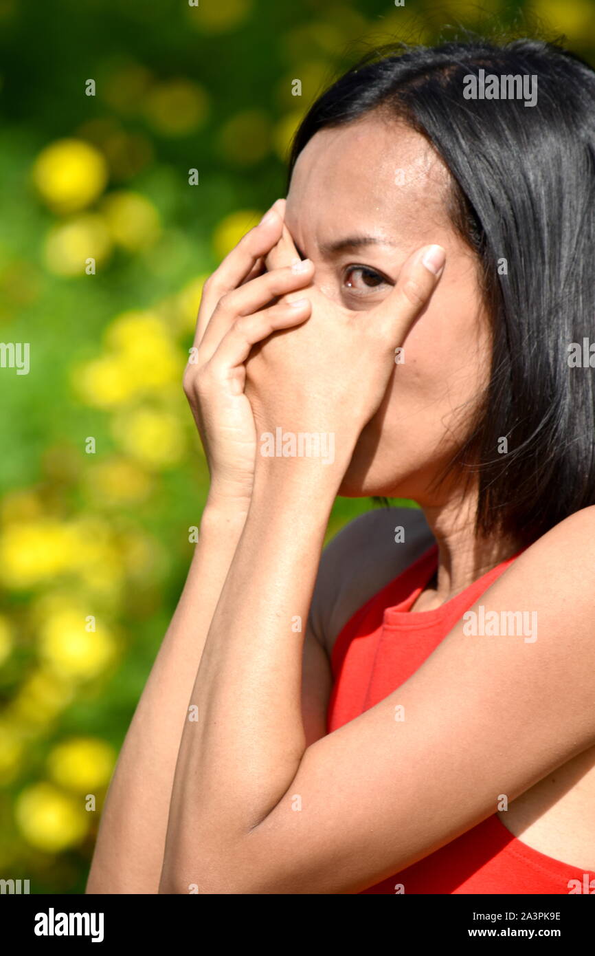 An Adult Female And Fear Stock Photo - Alamy