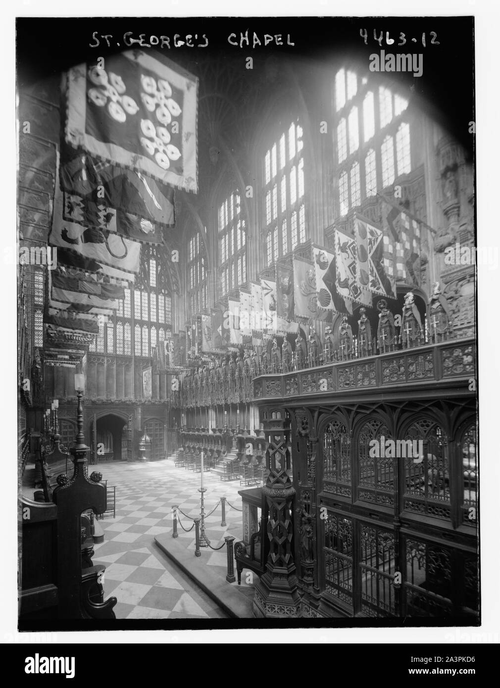 Vault of the chapel Black and White Stock Photos & Images - Alamy