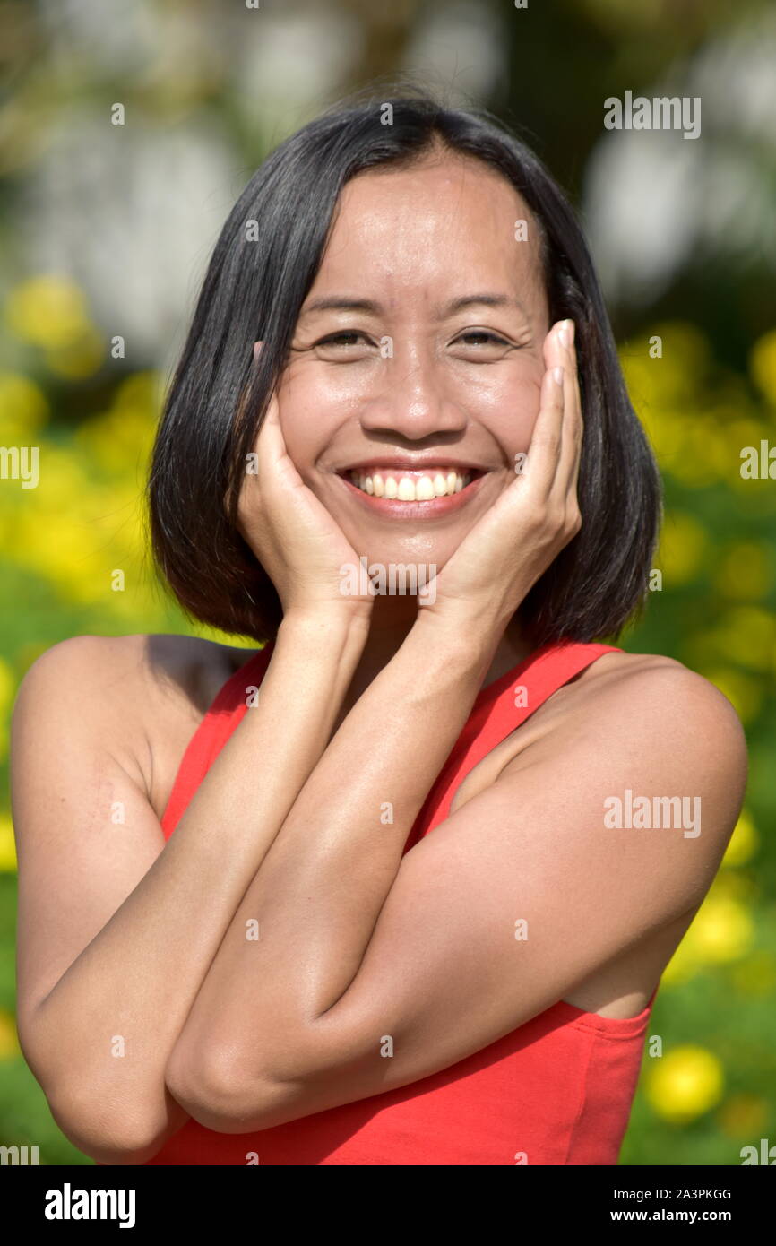 Cute Female Woman Stock Photo - Alamy