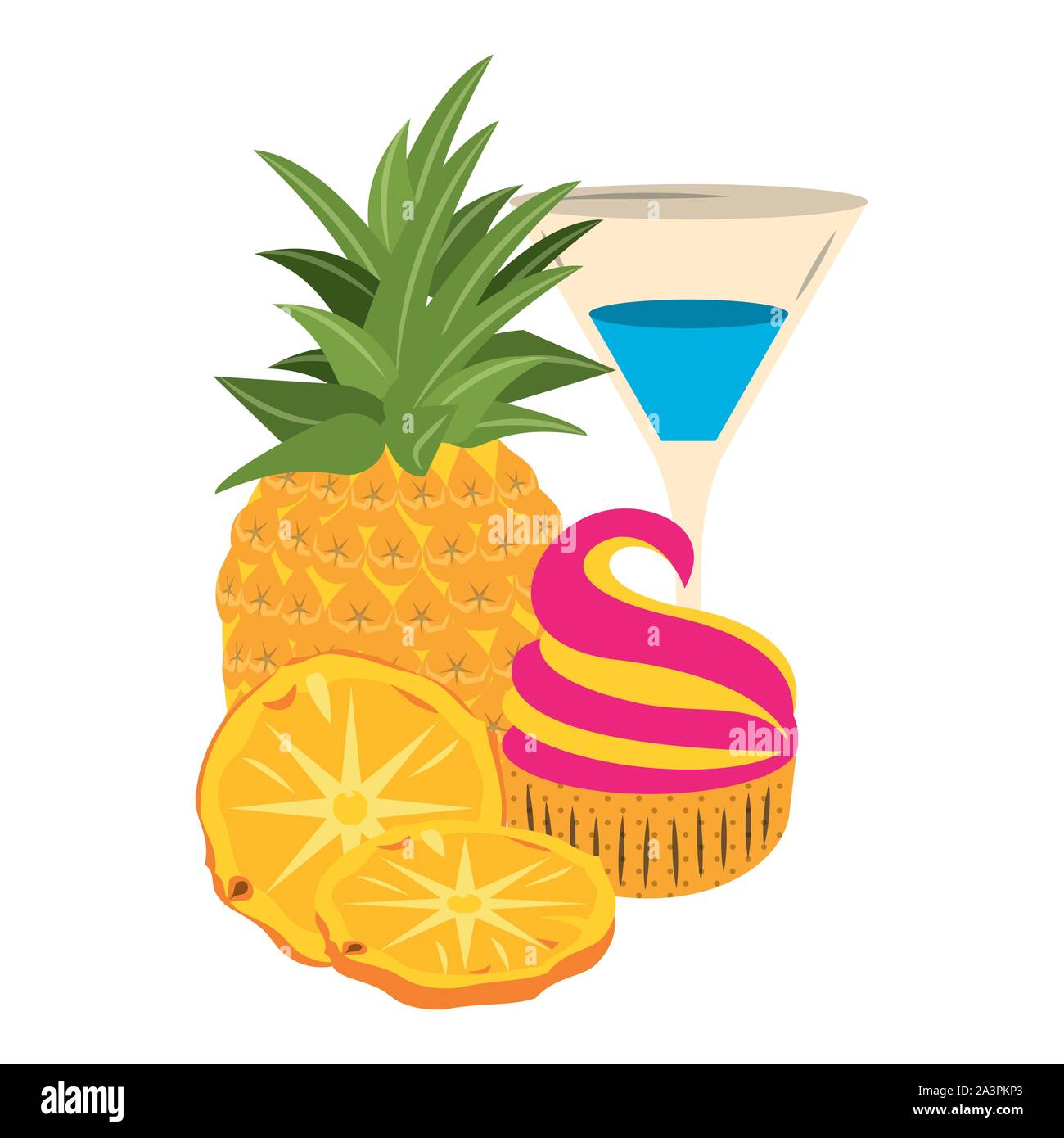 Tropical fruits design Stock Vector Image & Art - Alamy