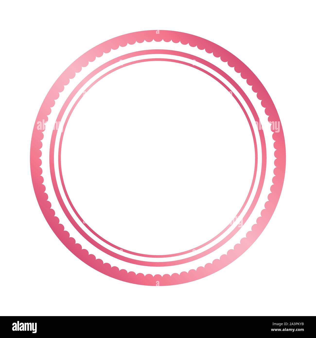 circle seal stamp isolated icon Stock Vector Image & Art - Alamy