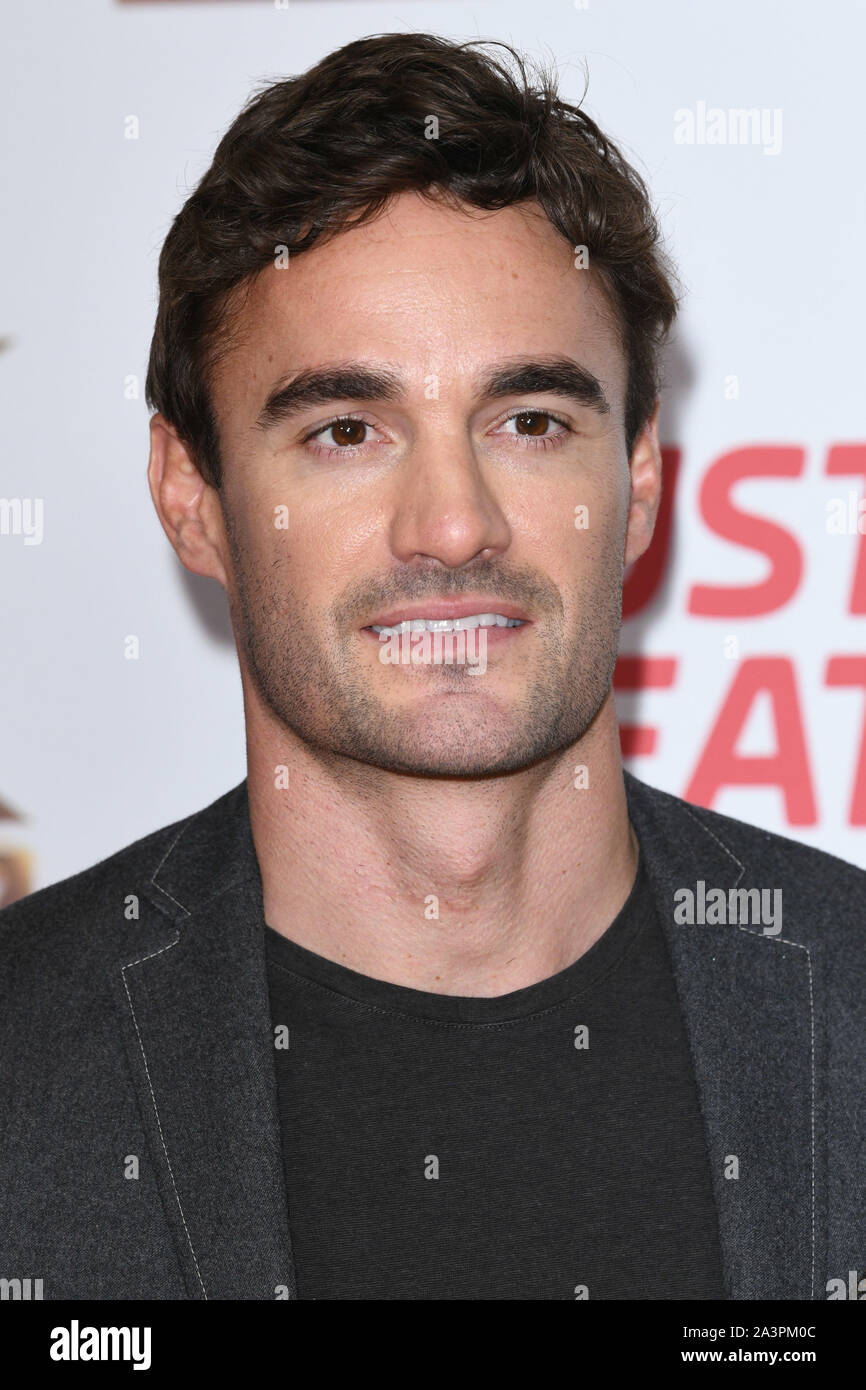 LONDON, UK. October 09, 2019: Thom Evans (Try Star) at the photocall ...