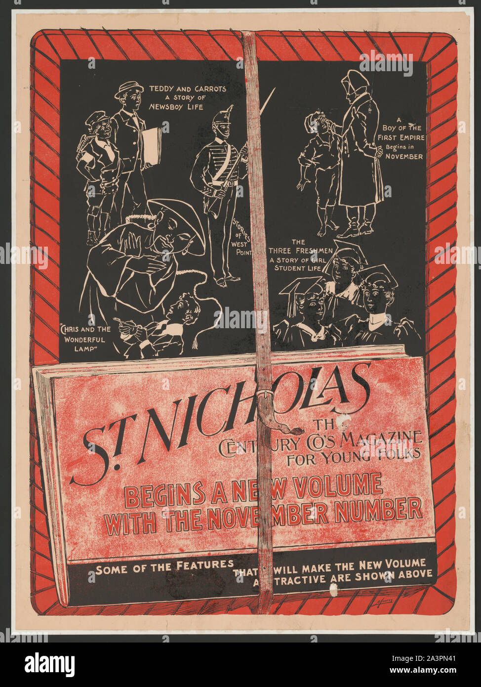 St. Nicholas...begins a new volume with the November number Stock Photo ...