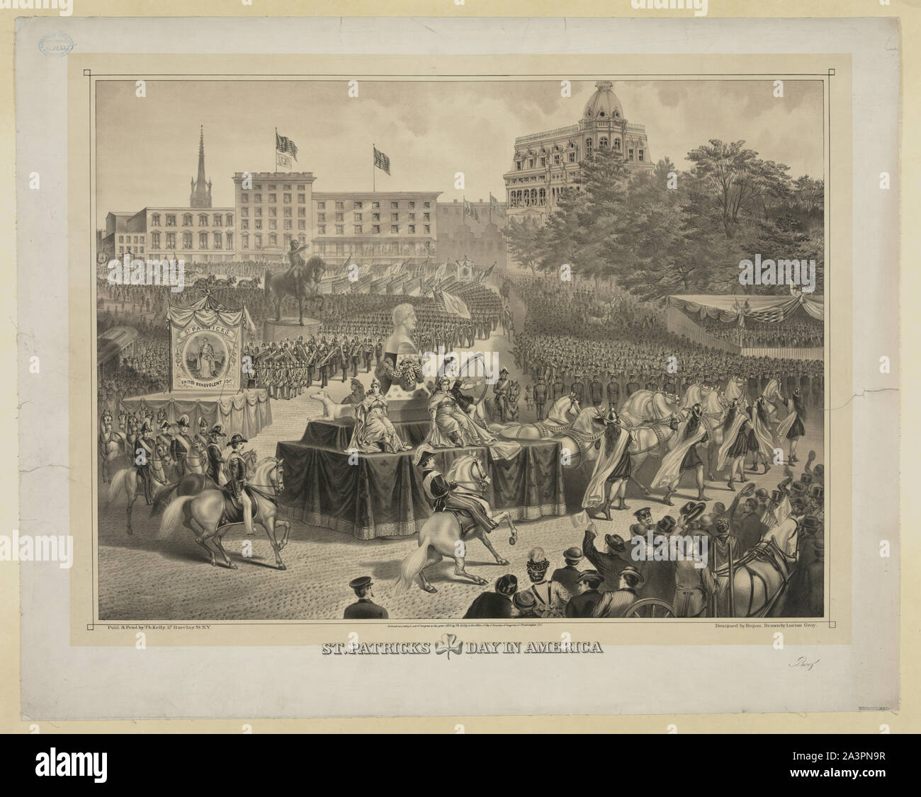 St. Patricks day in America / designed by Hogan drawn by Lucian Gray ...