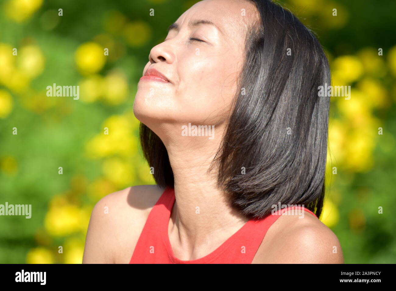Pretty Diverse Woman Wondering Stock Photo - Alamy