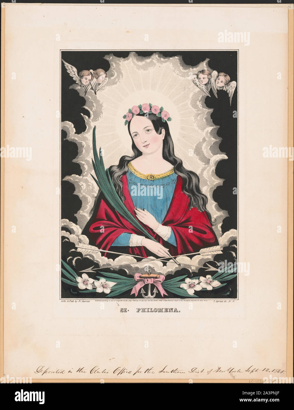 Saint philomena hi-res stock photography and images - Alamy