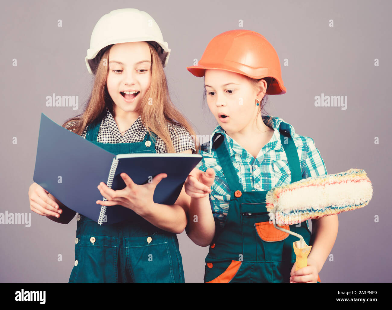 Amateur renovation. Sisters renovating home. Home improvement ...