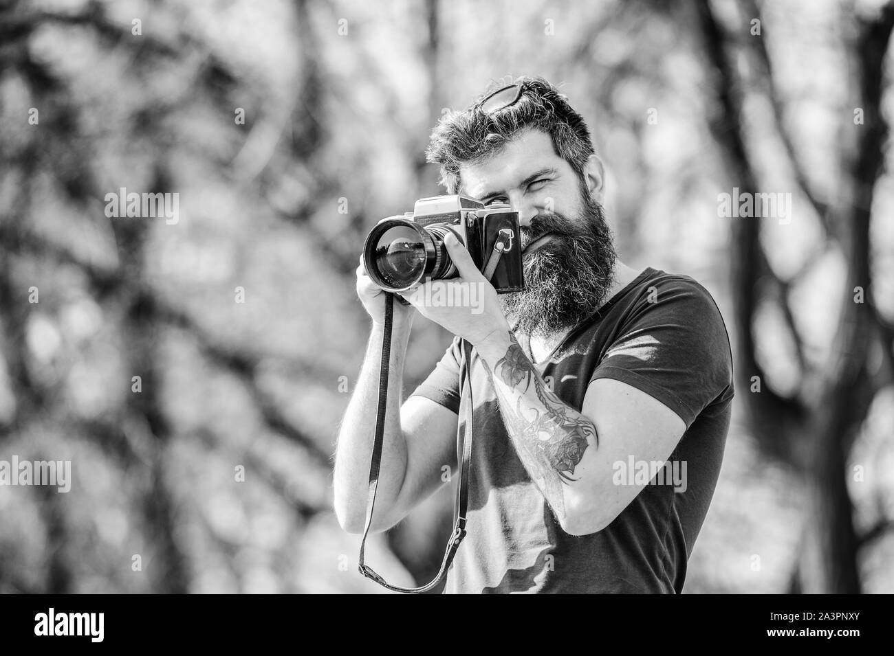 Retro news photographer Black and White Stock Photos & Images - Alamy