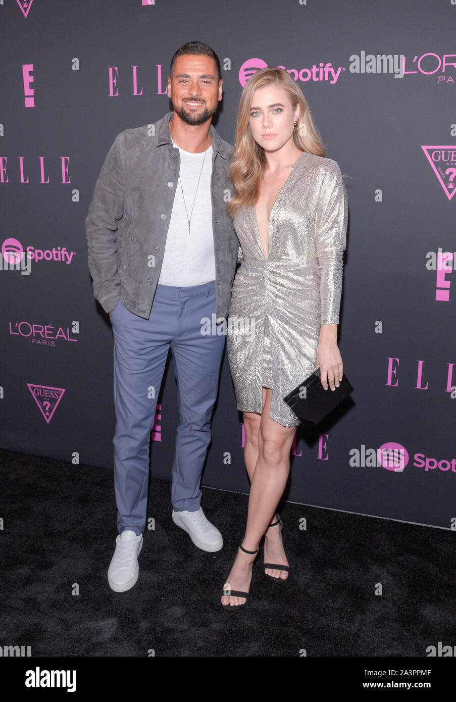 New York, NY - September 5, 2019: J.R. Ramirez and Melissa Roxburgh ...