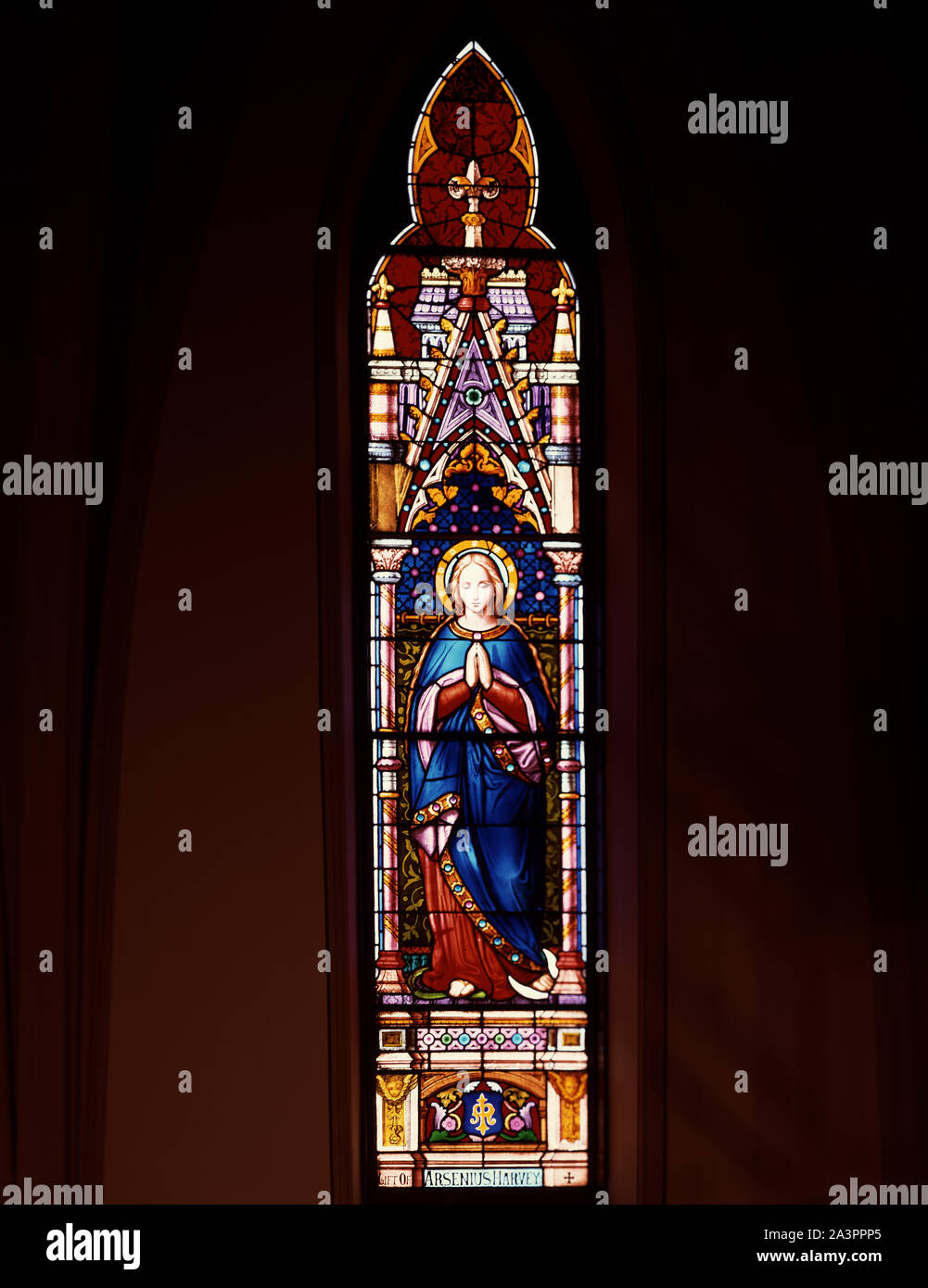 Stained glass st. dominic hi-res stock photography and images - Alamy