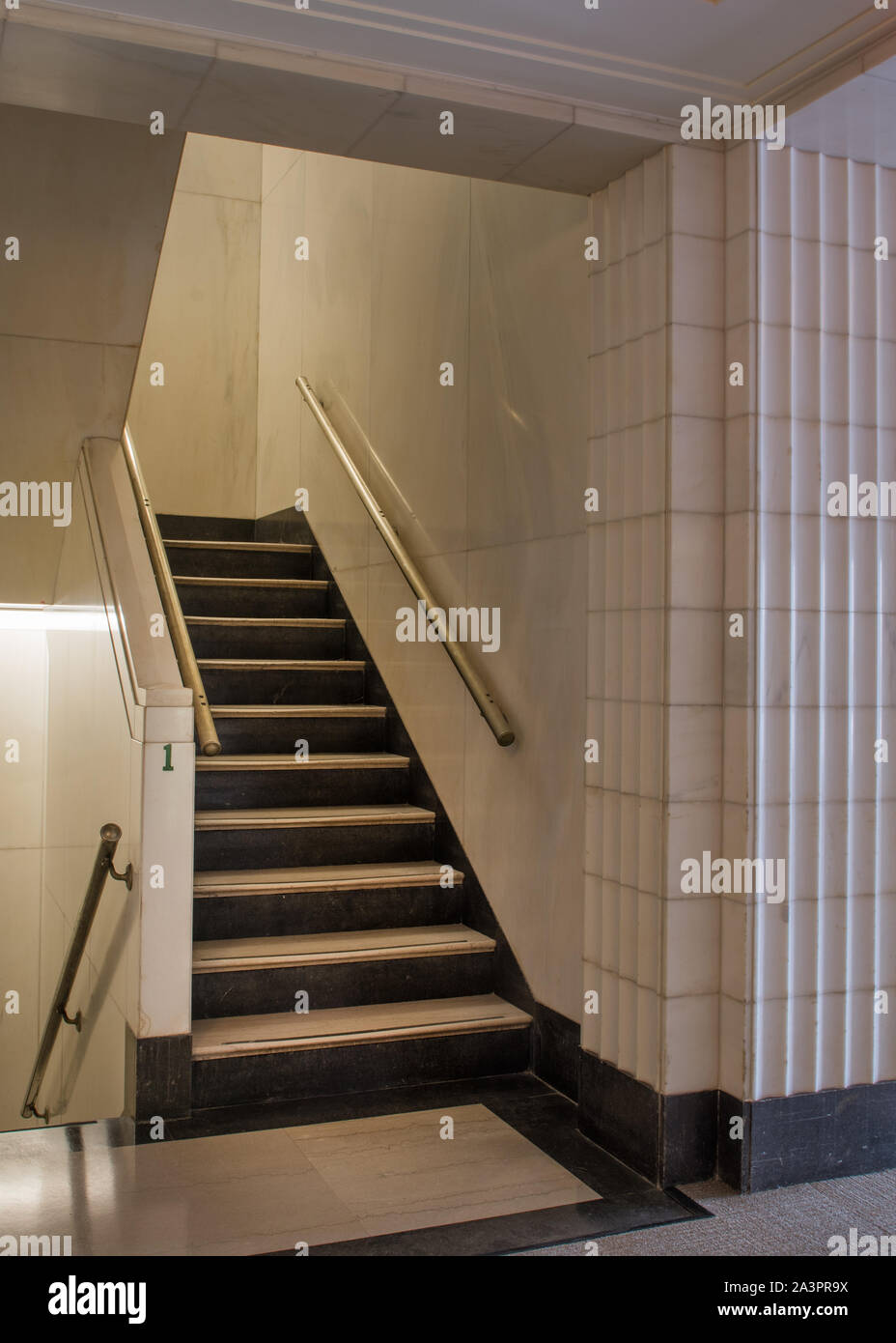 Stairway at the Martin Luther King, Jr., Federal Building, Atlanta ...