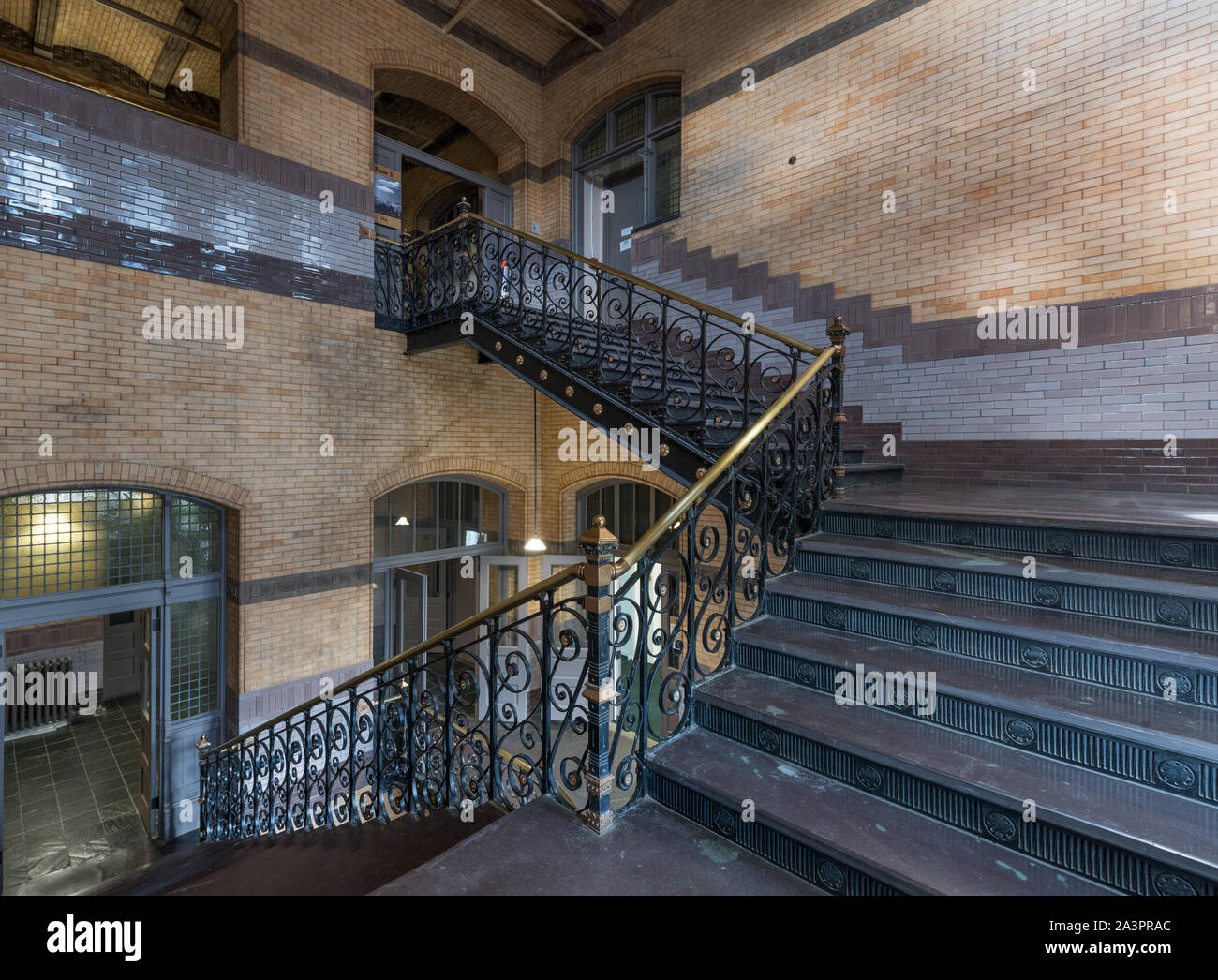 Stairway at the Sidney Yates Federal Building, Washington, D.C Stock ...