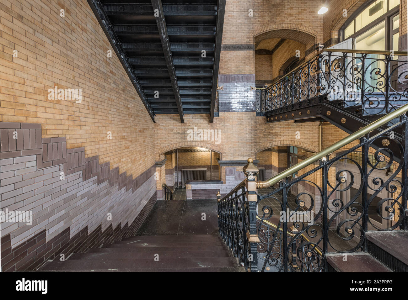 Stairway, Sidney Yates Federal Building, Washington, D.C Stock Photo ...