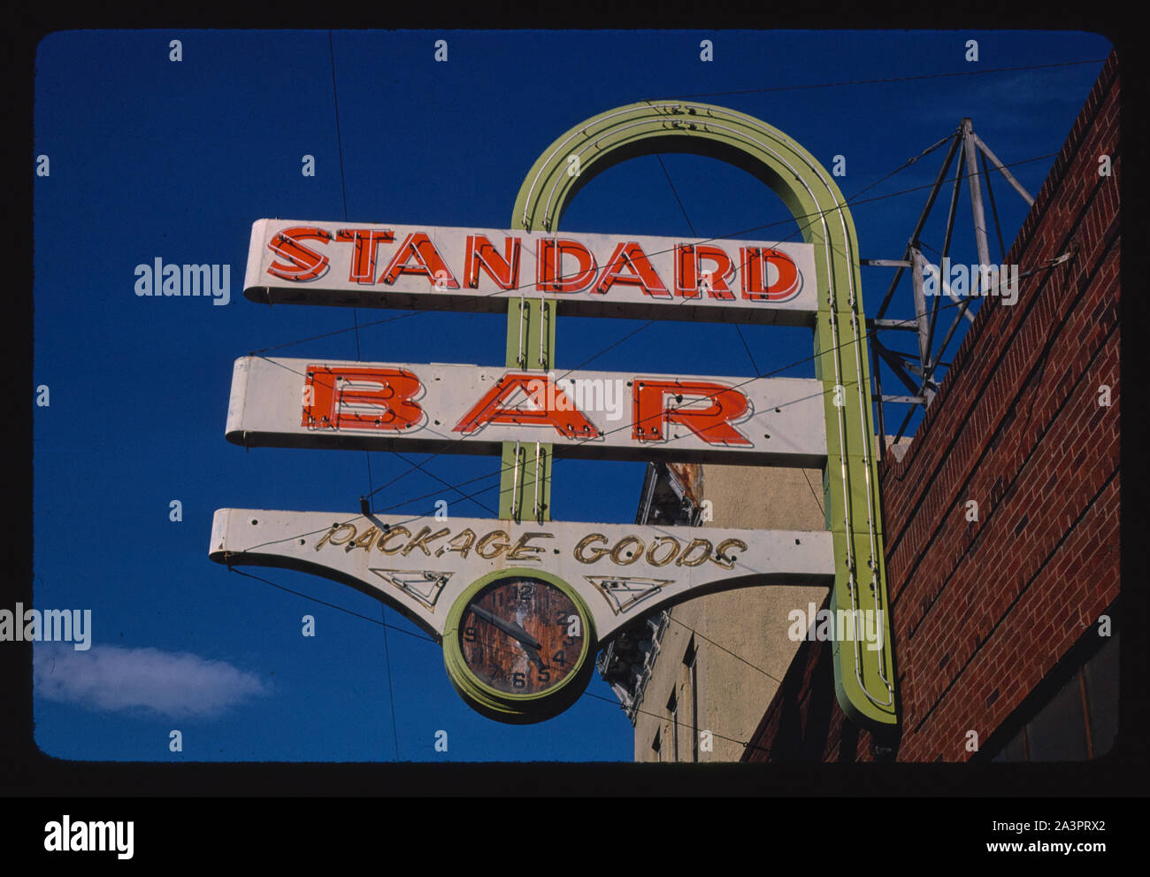 Standard Bar sign, Billings, Montana Stock Photo - Alamy