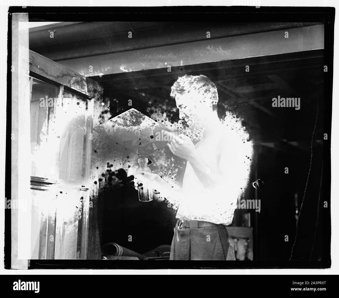 Standard Eng. L. coating plate Stock Photo - Alamy