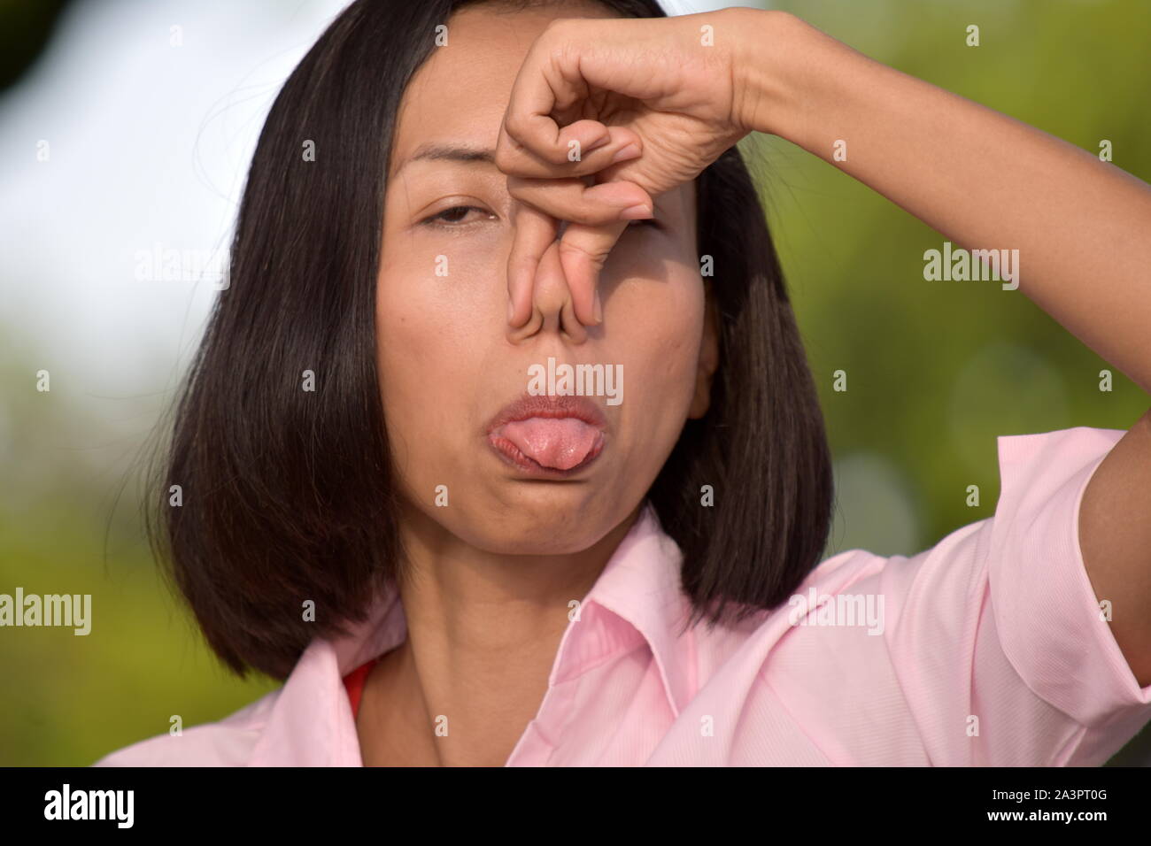 Stinky Diverse Adult Female Stock Photo - Alamy