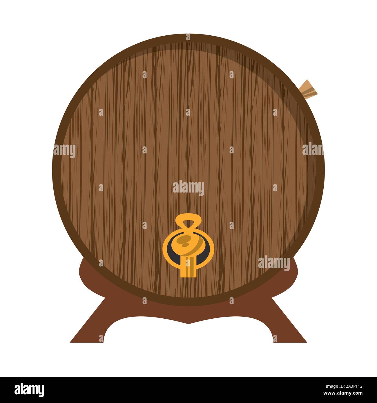 wooden barrel icon Stock Vector Image & Art - Alamy