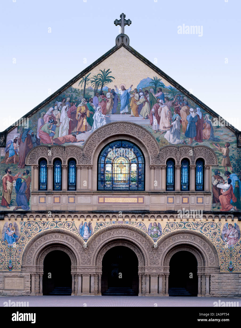 Stanford Memorial Arch at Stanford University, [Palo Alto, California ...