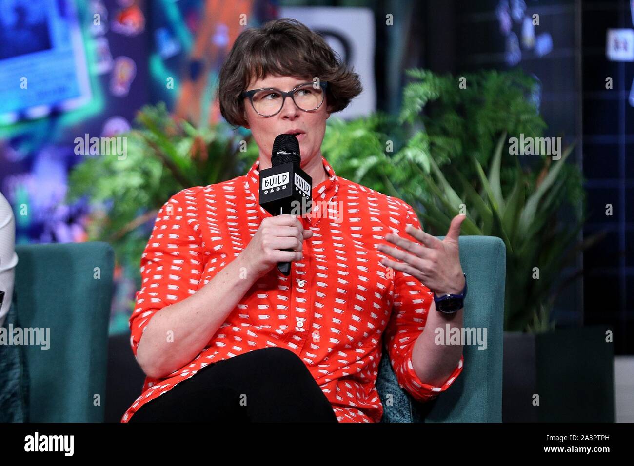 New York, NY, USA. 9th Oct, 2019. Alexis Clements inside for AOL Build ...