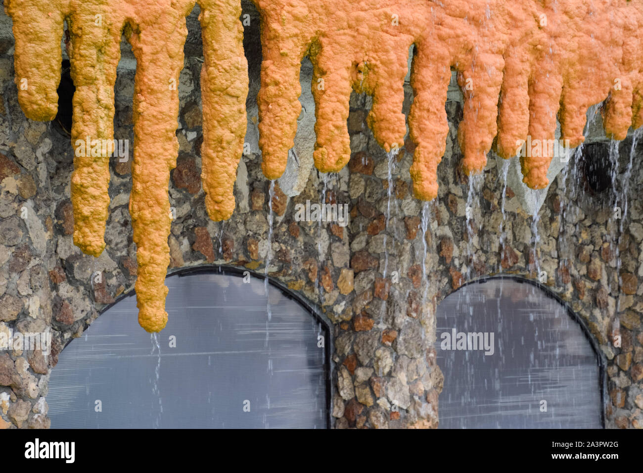 Pam Thermal Hotel, Hot spring mineral medicinal water Stock Photo - Alamy