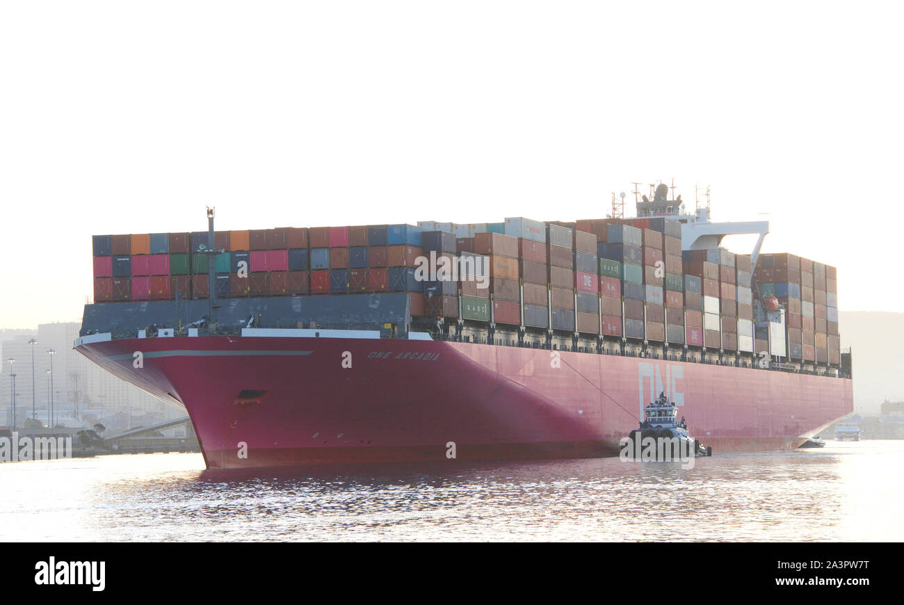 Cargo ship one arcadia hi-res stock photography and images - Alamy