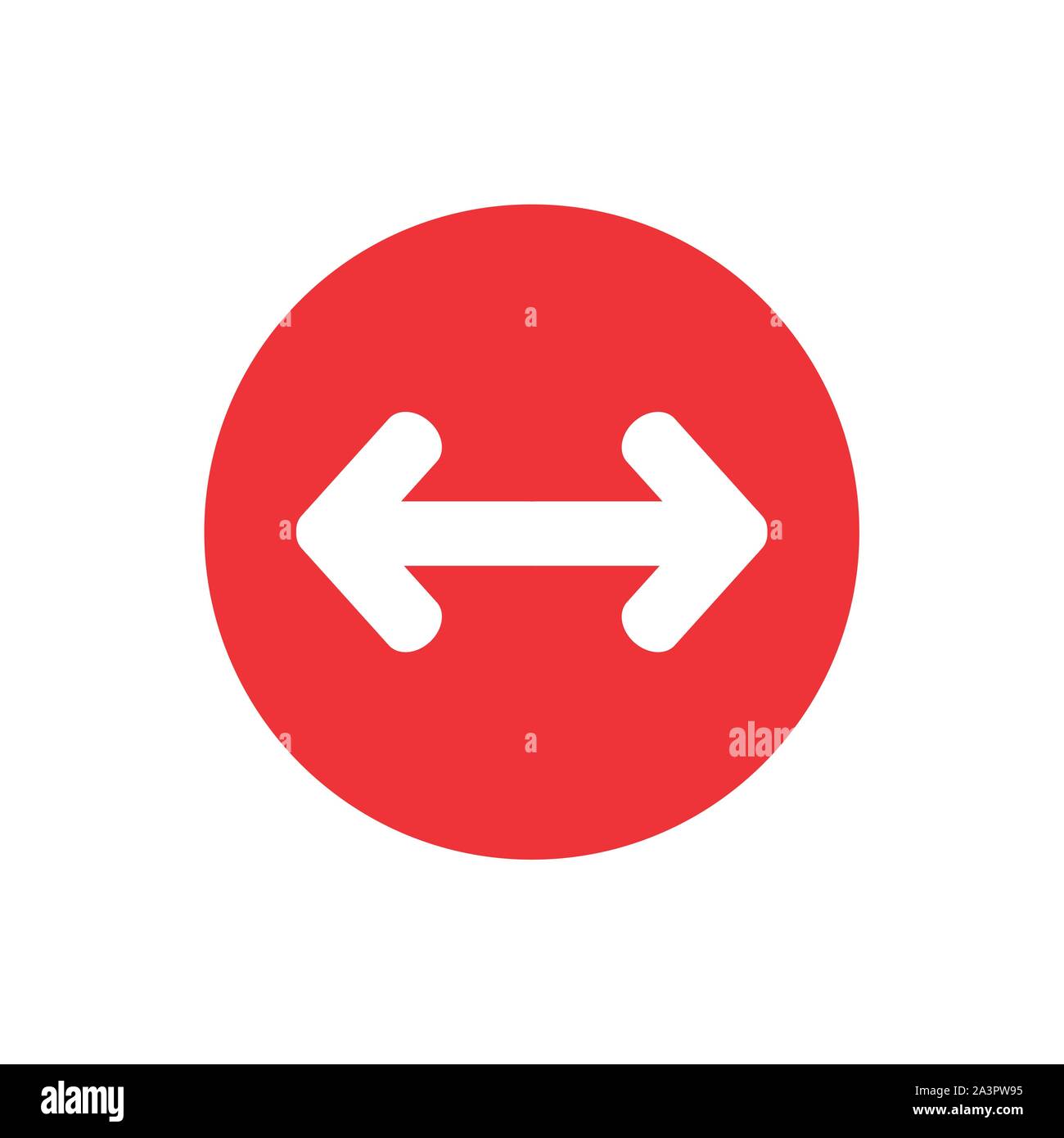 icon of arrow different point in color circle illustration Stock Vector ...