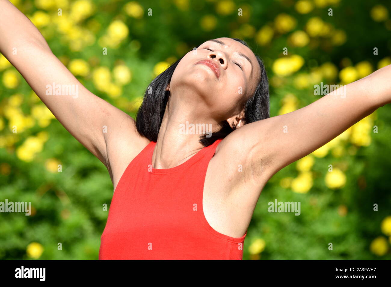 Female And Freedom Stock Photo - Alamy