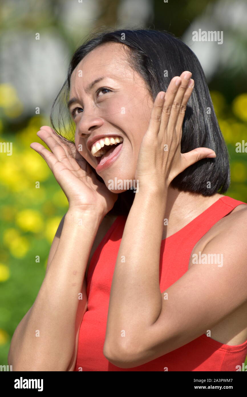 Surprised Pretty Person Stock Photo - Alamy