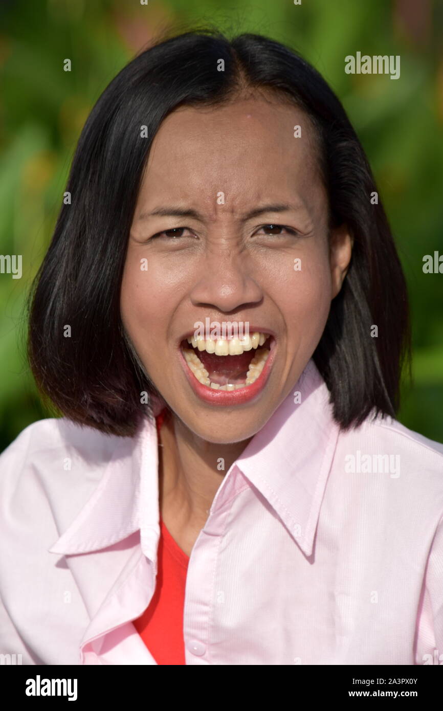 Woman laughing alone hi-res stock photography and images - Alamy