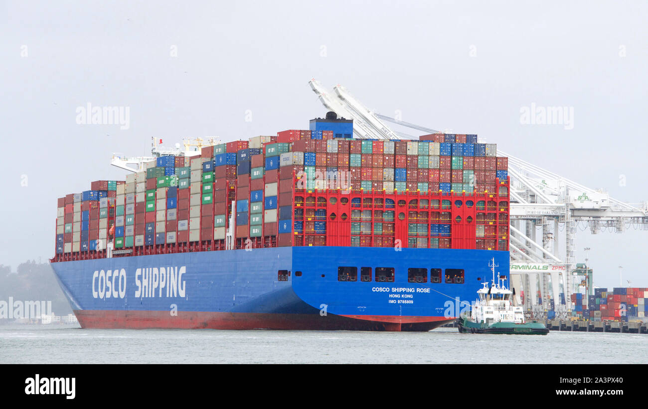 Cosco Shipping Container Transportation High Resolution Stock ...