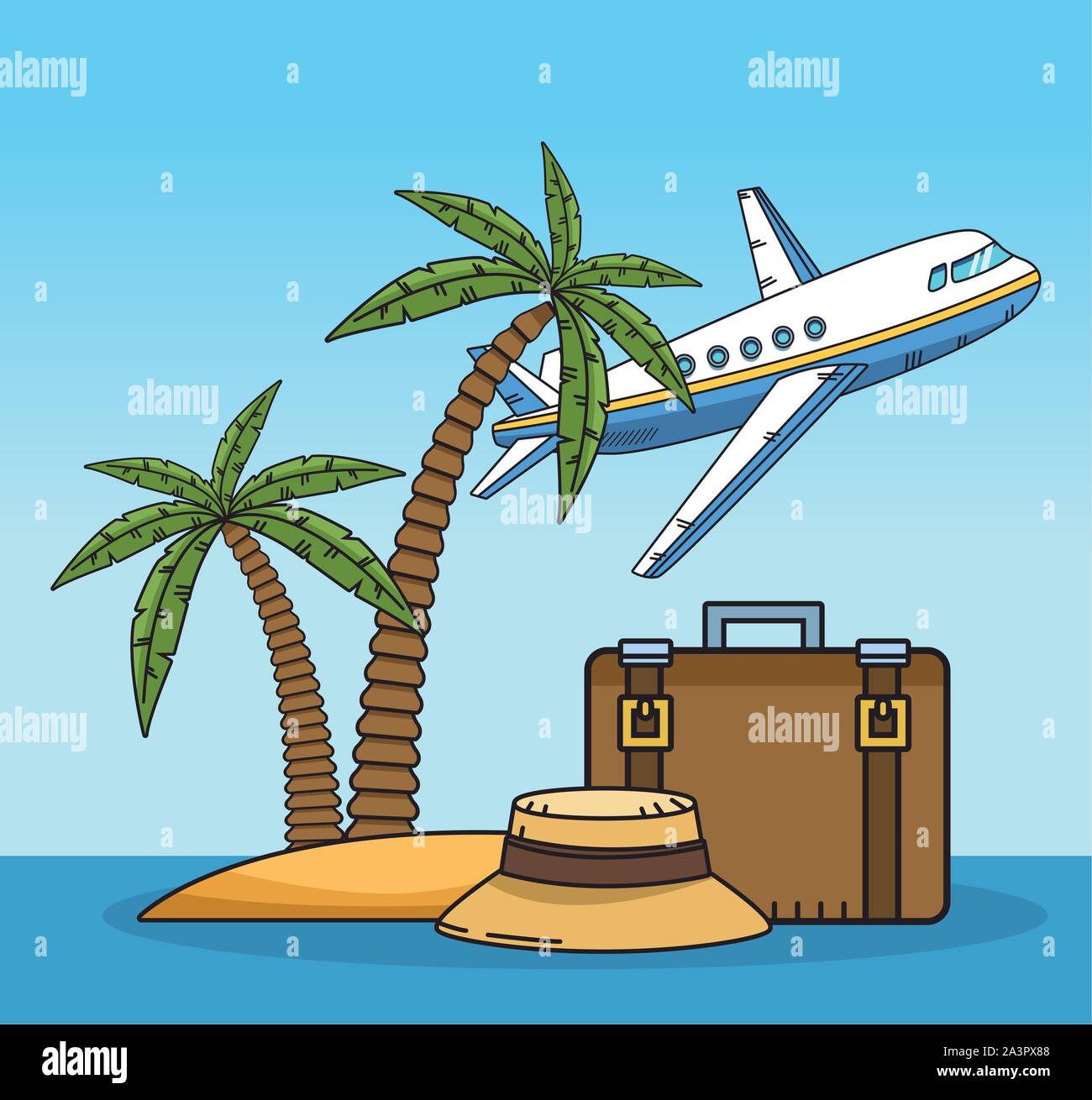 airplane and world travel design Stock Vector Image & Art - Alamy