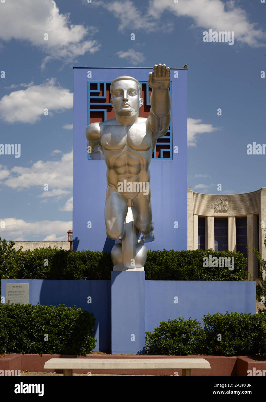 Statue at Fair Park, site of the 1936 Texas Centennial celebration and ...