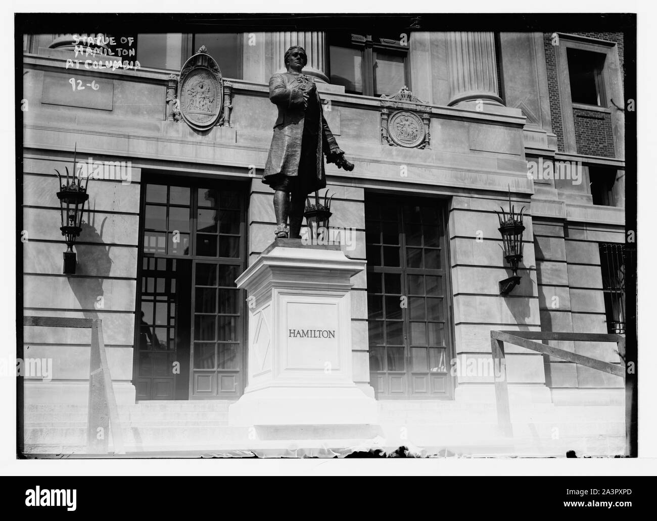 Hamilton statue Black and White Stock Photos & Images - Alamy