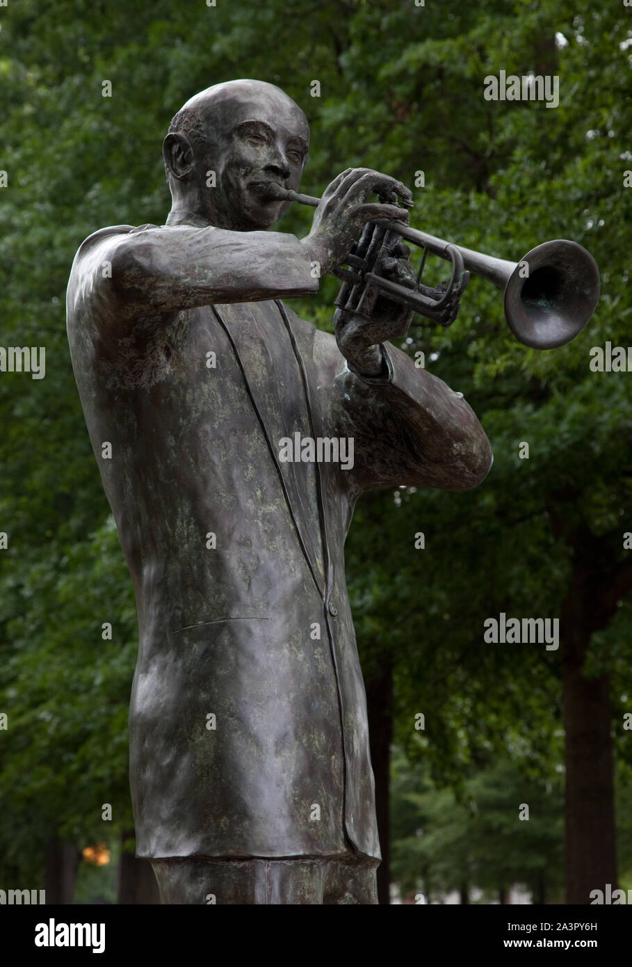 Statue of W.C. Handy, father of the blues (1873-1958) located in Wilson ...
