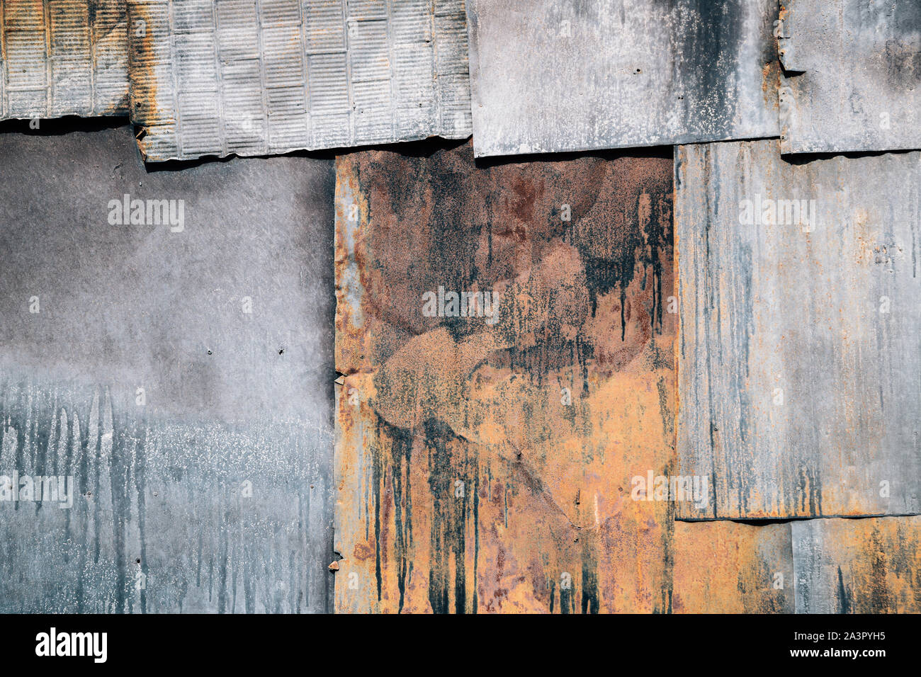 Old metal sheet wall texture background Stock Photo - Alamy