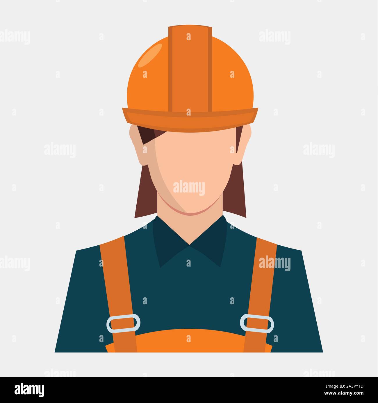 Female construction workers Stock Vector Images - Alamy