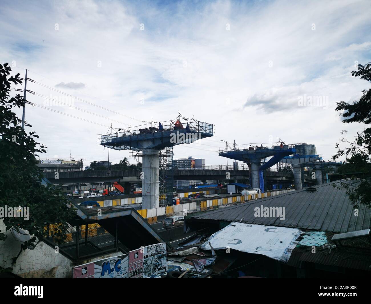 Philippines road build program hi-res stock photography and images - Alamy