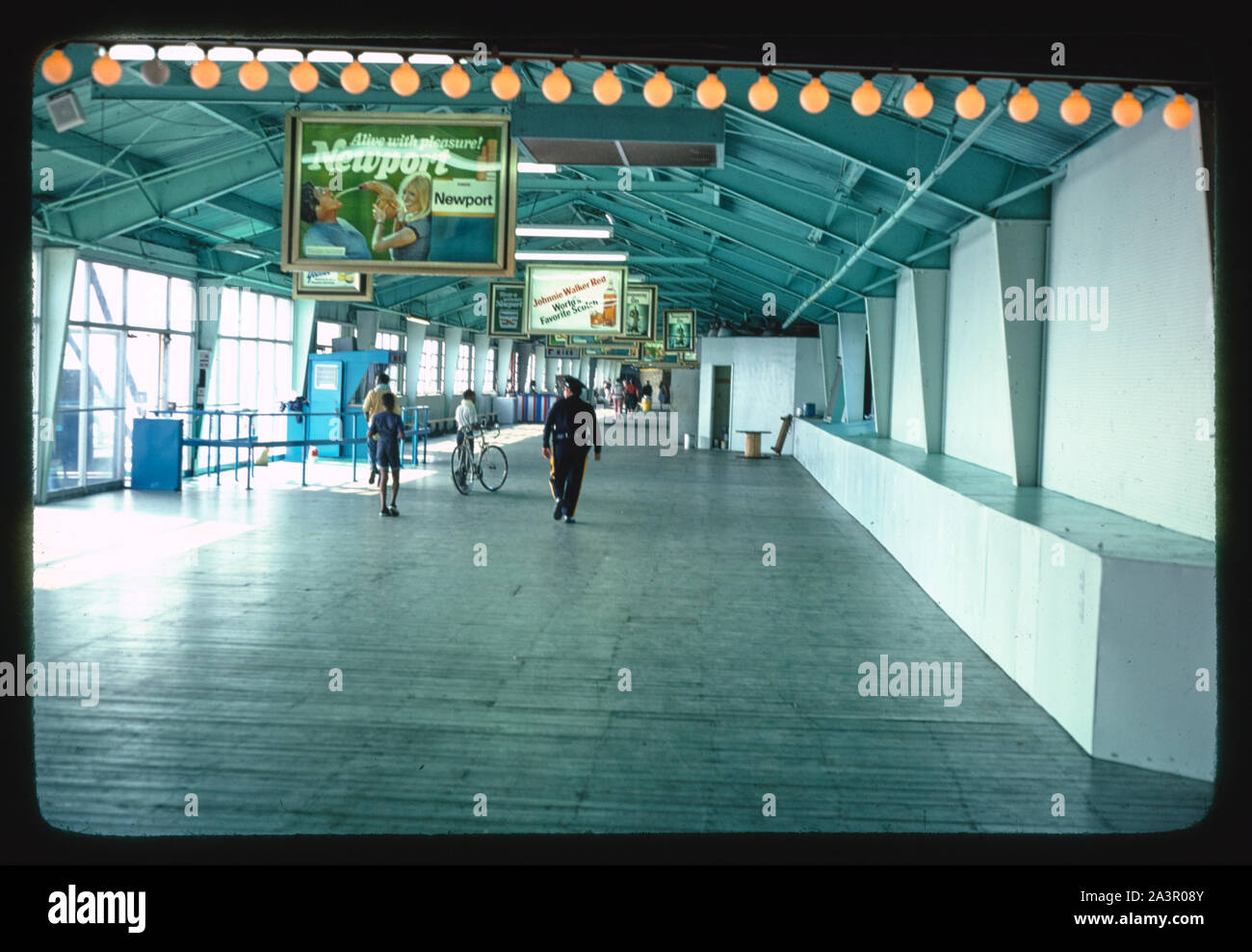 Steel Pier corridor, Atlantic City, New Jersey Stock Photo - Alamy