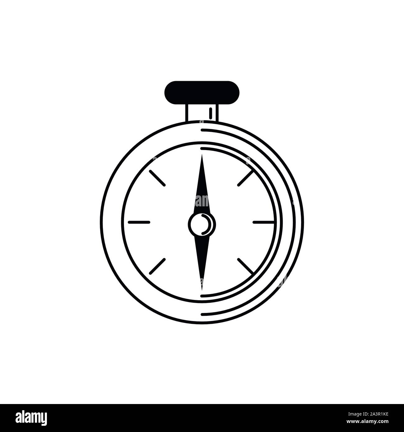 Old visual compass Stock Vector Images - Alamy