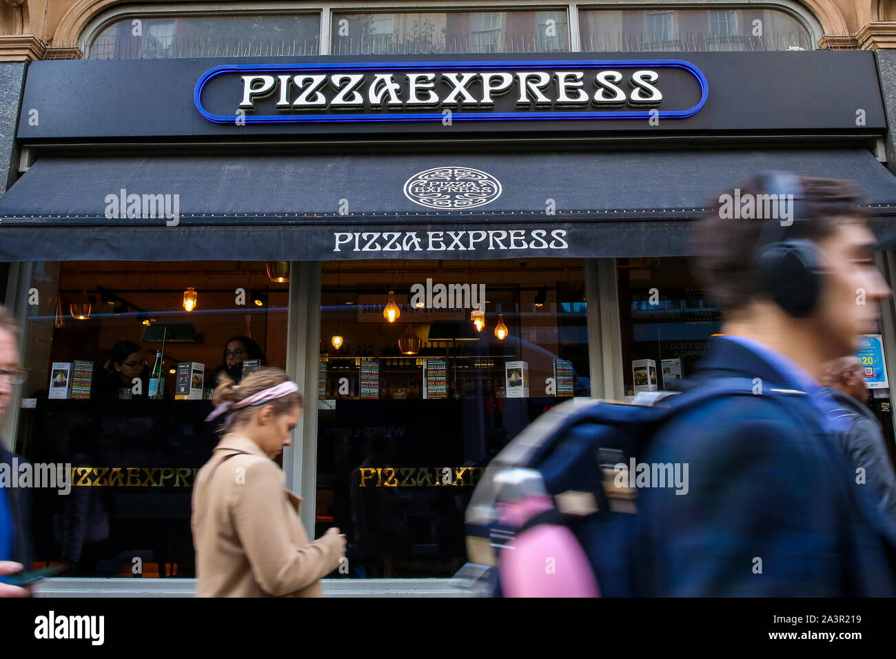 A branch of Pizza Express in central London. According to the reports ...