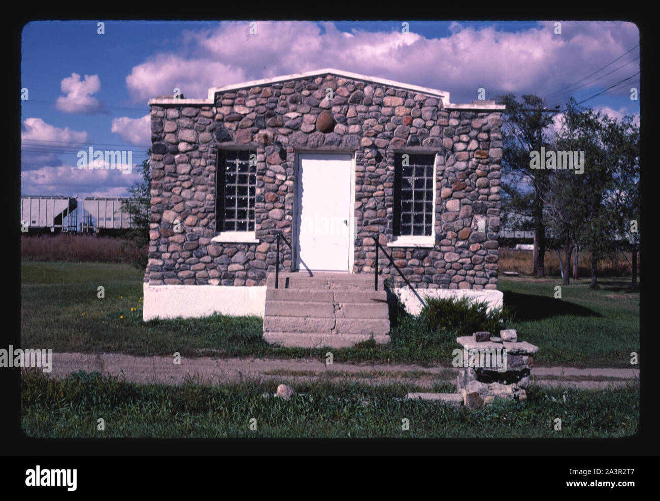 Stone building, Roscoe, South Dakota Stock Photo - Alamy