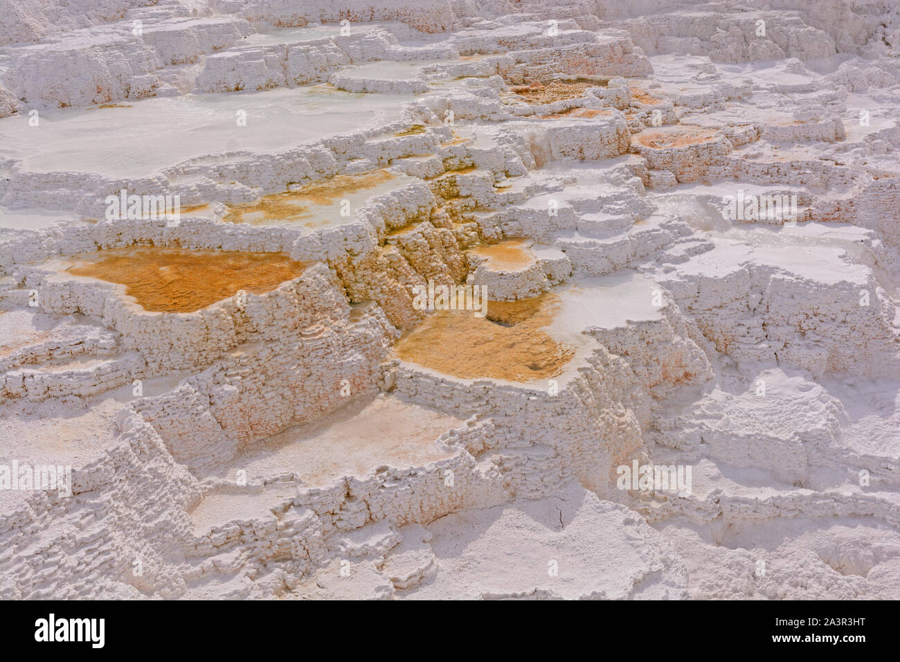 Travertine limestone terrace hi-res stock photography and images - Alamy