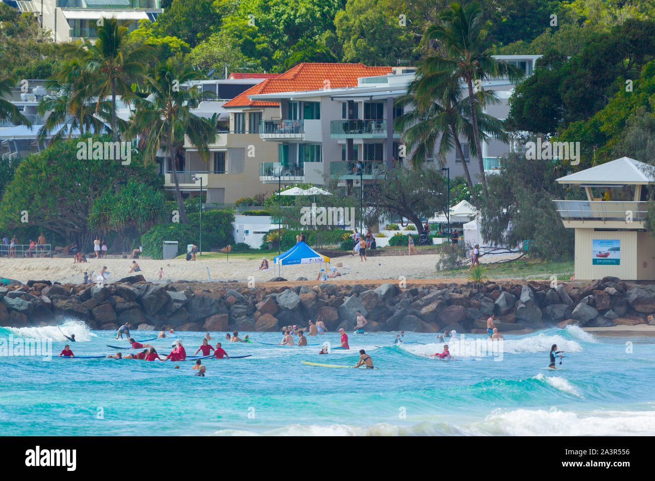 Noosa main beach hi-res stock photography and images - Alamy