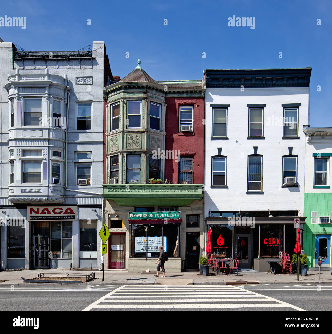 Street scene on 14th St. near intersection with Riggs St., NW ...