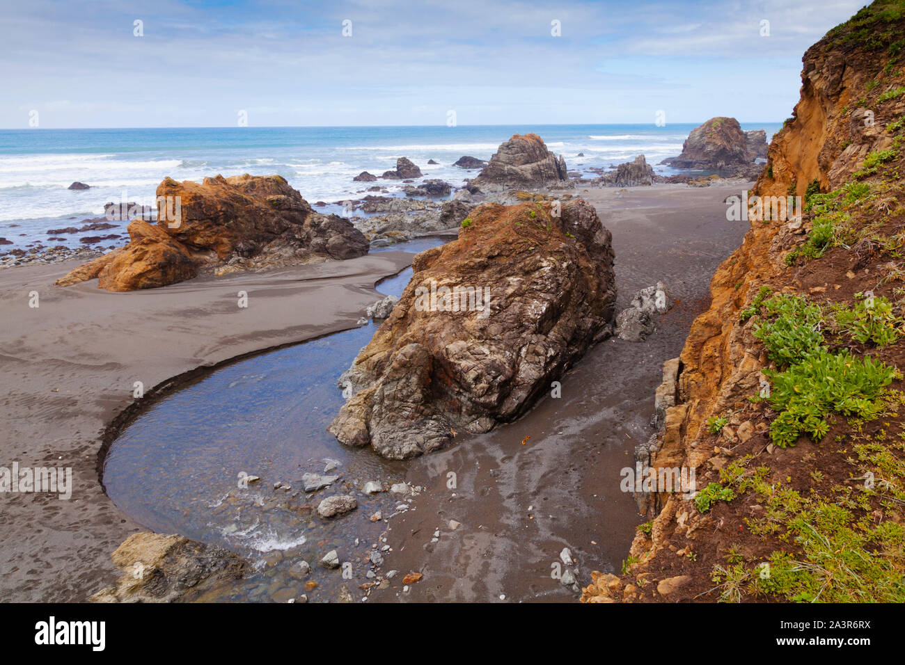 Westport-Union Landing State Beach, CA Stock Photo - Alamy