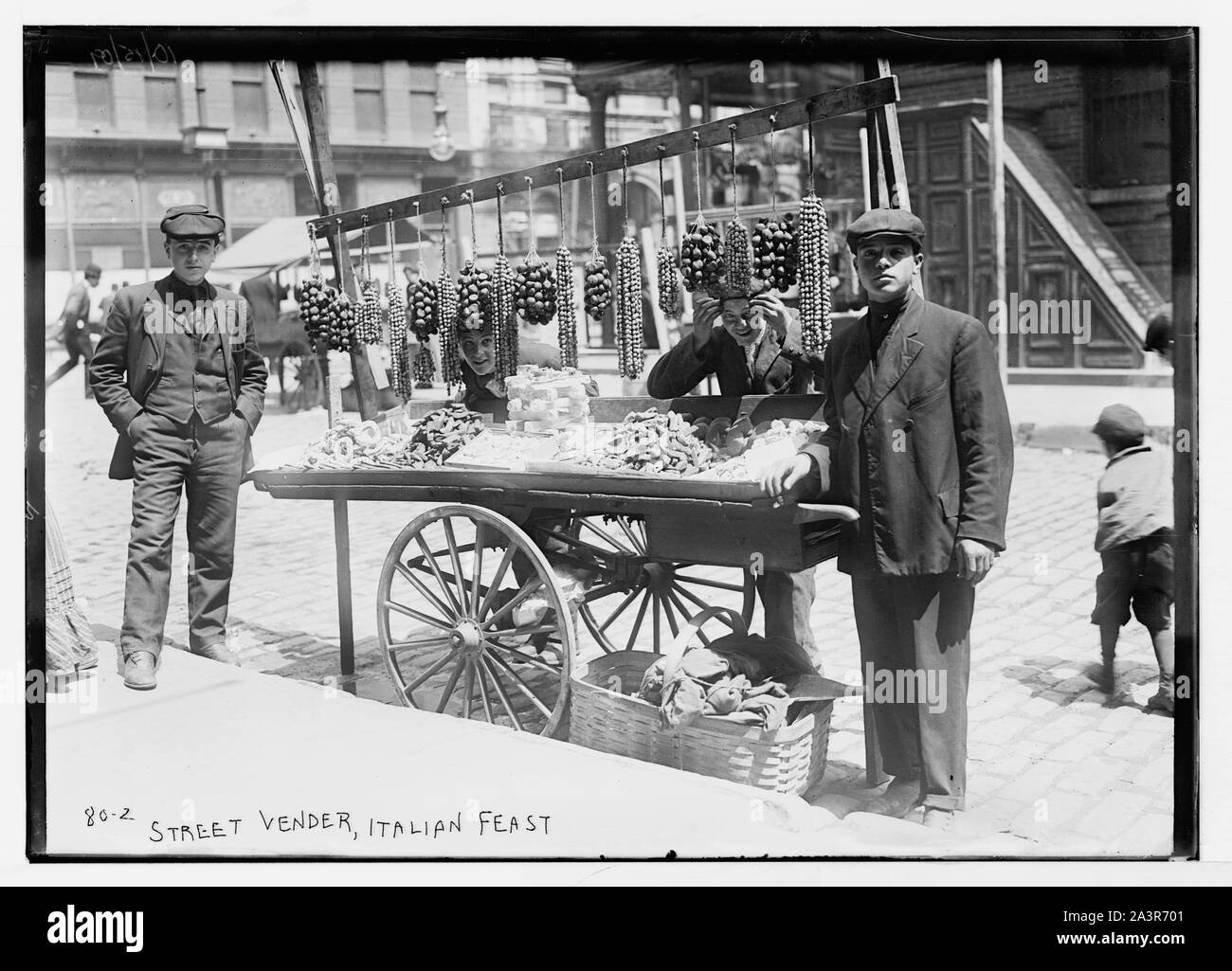 Street vendor exchange Black and White Stock Photos & Images - Alamy