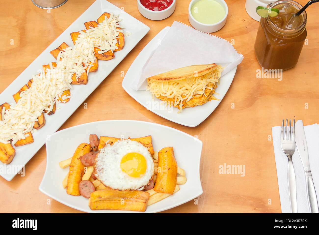 Homemade Peruvian salchipapa fries, peru food typical Stock Photo - Alamy