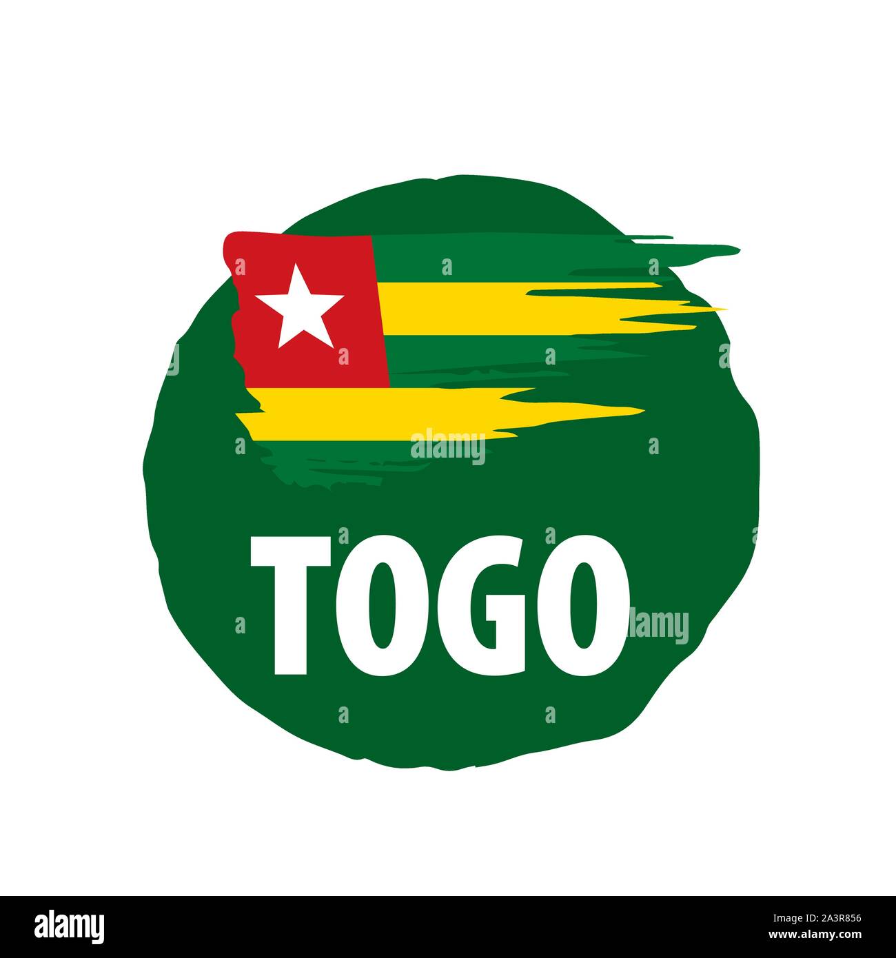 Togo flag state holiday Cut Out Stock Images & Pictures - Alamy