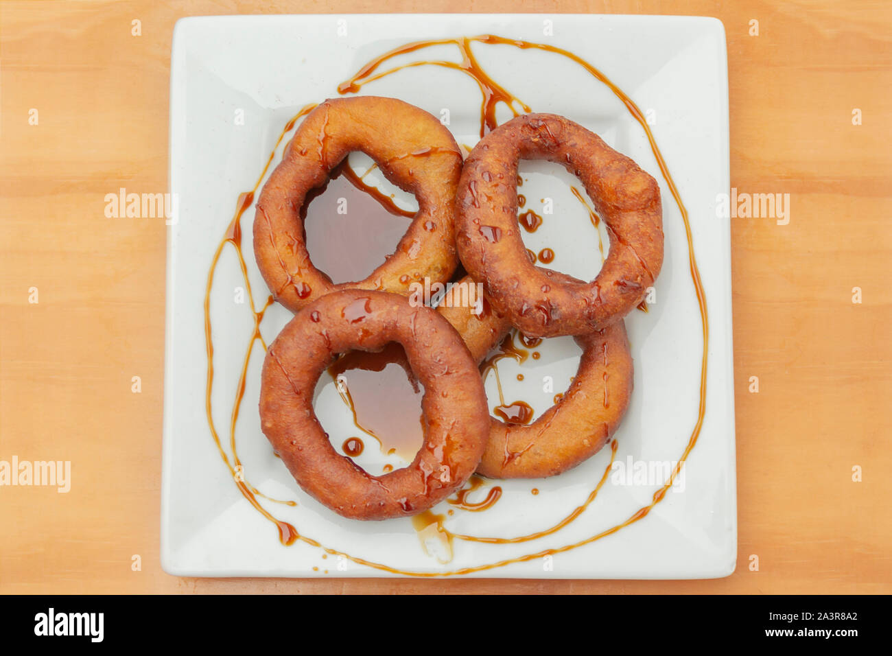 Picarones food peruvian dessert Stock Photo - Alamy